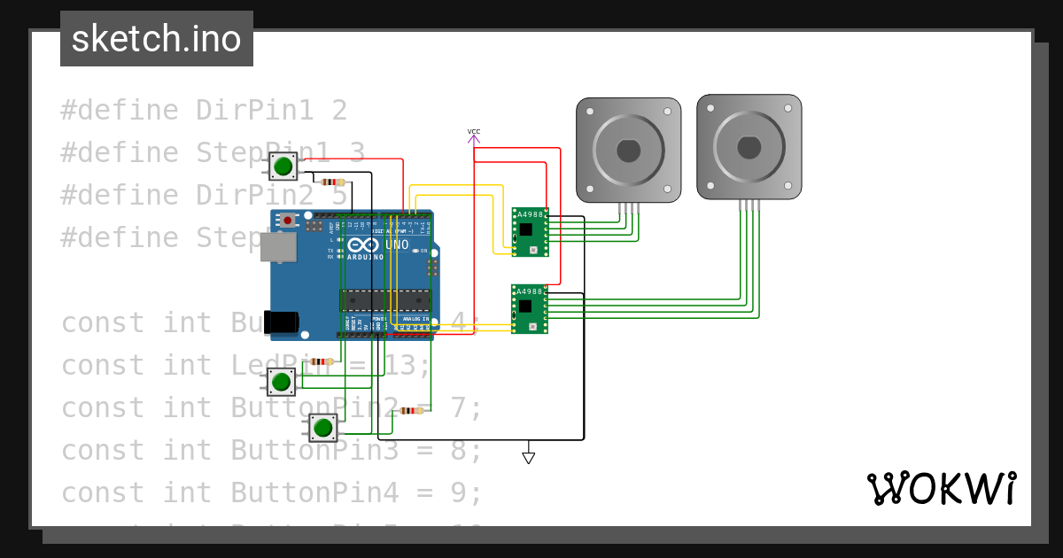 Stepper Winding Wokwi Esp32 Stm32 Arduino Simulator