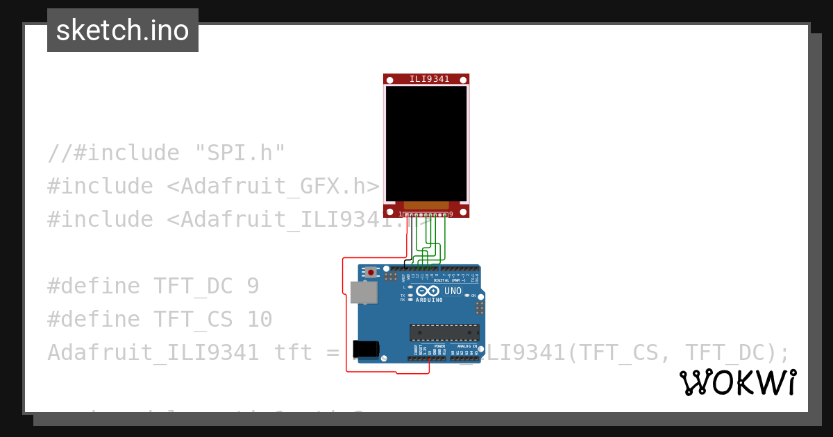 Tftсчетик часы Wokwi Esp32 Stm32 Arduino Simulator