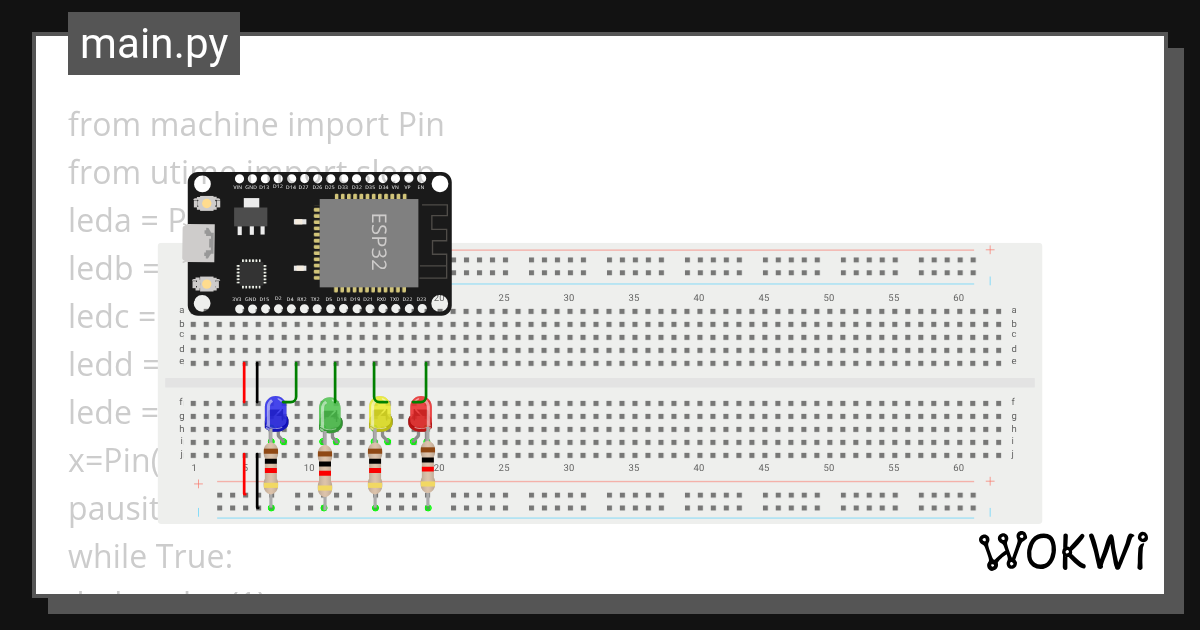 ejercicio1 - Wokwi ESP32, STM32, Arduino Simulator