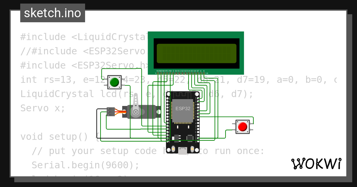 Ece282 Servolcdswitvh Wokwi Esp32 Stm32 Arduino Simulator