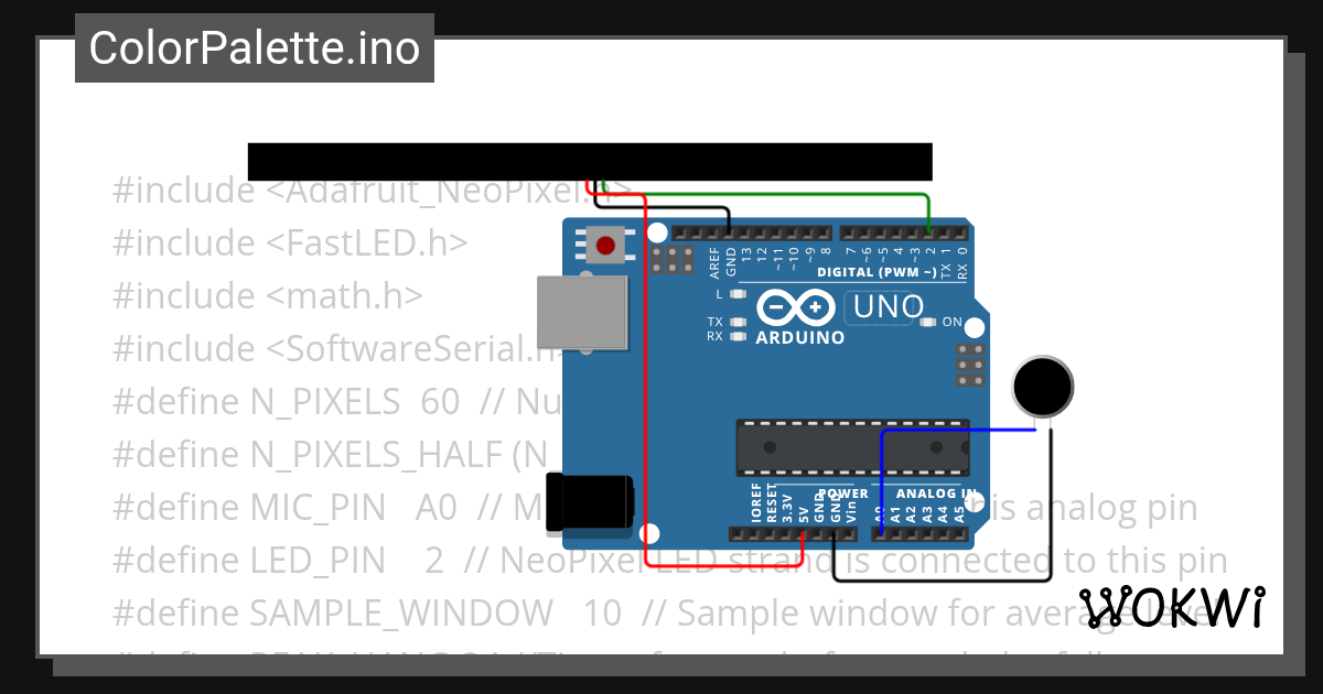 1D Vis - Wokwi Arduino and ESP32 Simulator