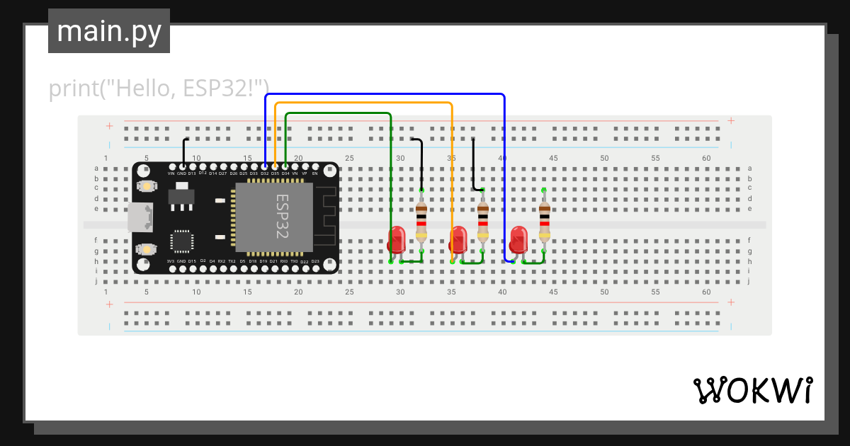 test_led - Wokwi ESP32, STM32, Arduino Simulator test_led - Wokwi ESP32, STM32, Arduino Simulator