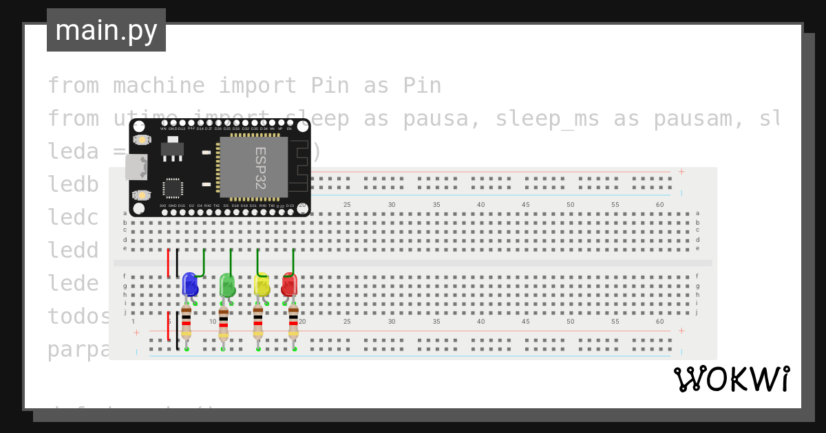 Ejercicio 3 Wokwi Esp32 Stm32 Arduino Simulator 5852