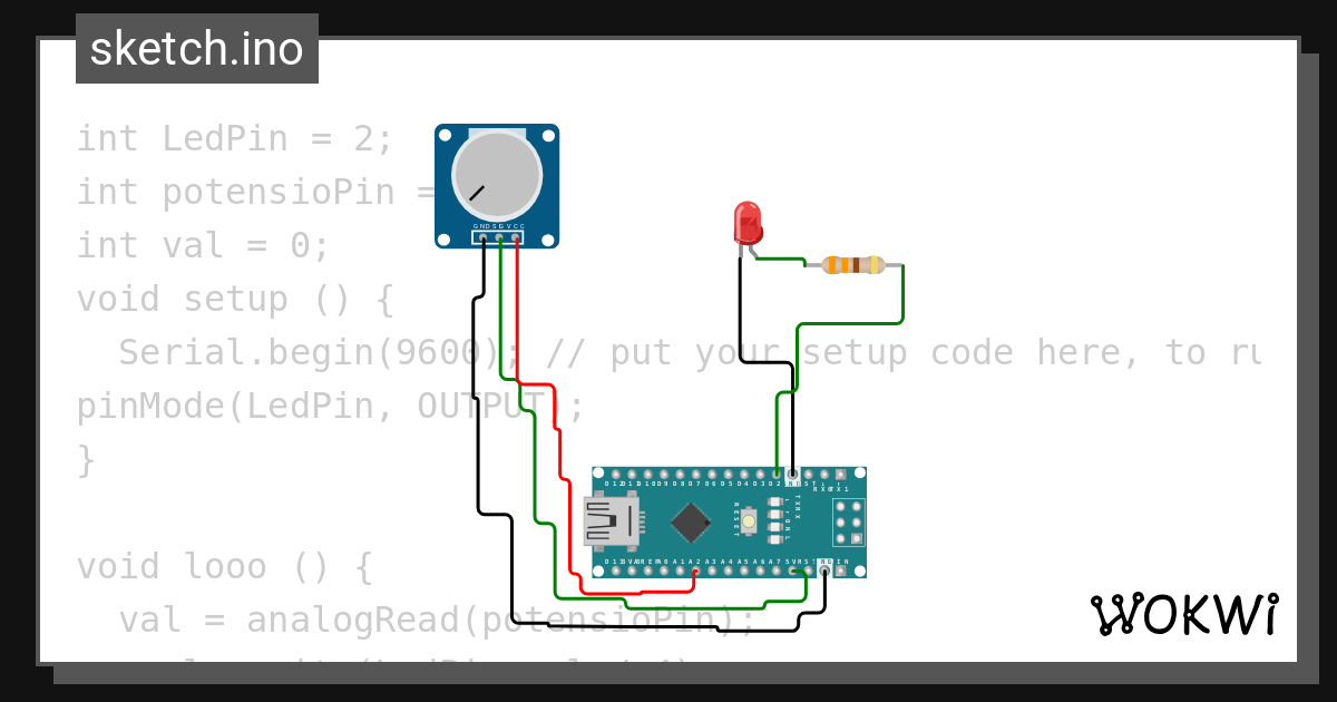 Ahmad Fajri Potensio Wokwi Esp32 Stm32 Arduino Simulator