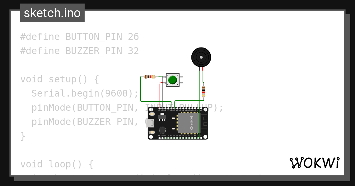 Buzzer Wokwi Esp32 Stm32 Arduino Simulator 4841