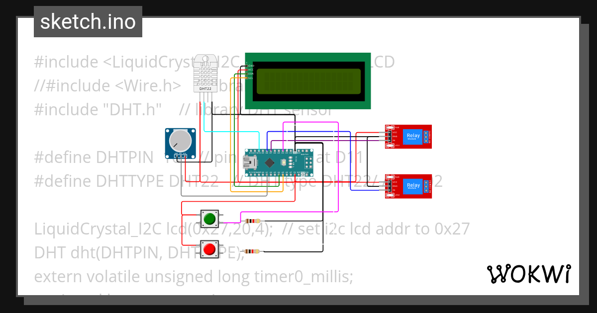 Drying Box with Cooling System without potensio - Wokwi ESP32, STM32, Arduino Simulator