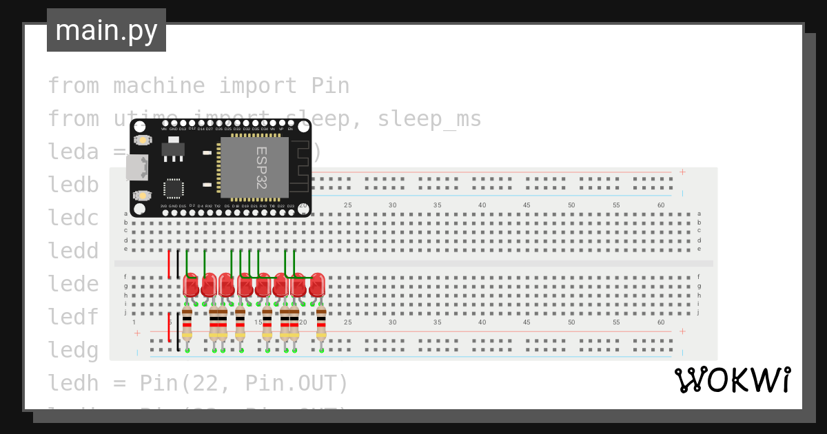 Ejercicio 7 Wokwi Esp32 Stm32 Arduino Simulator 6028