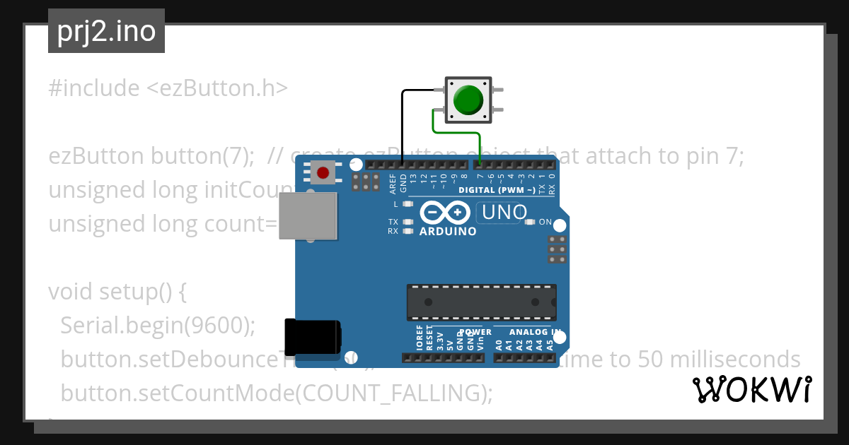 prj2 - Wokwi ESP32, STM32, Arduino Simulator prj2 - Wokwi ESP32, STM32, Arduino Simulator