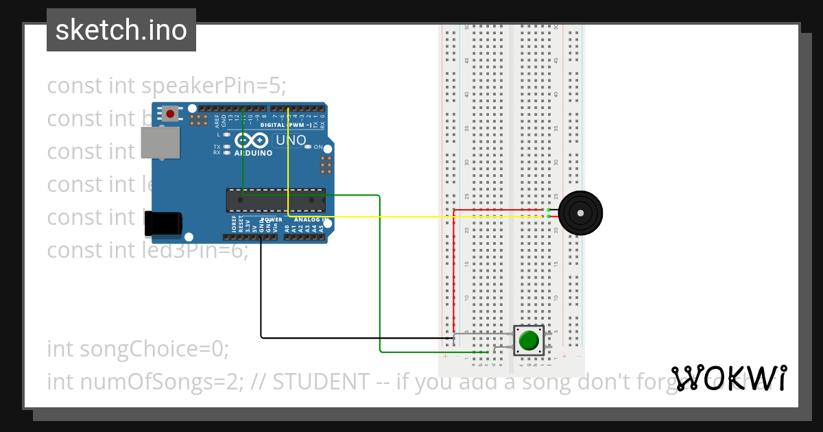 Jukebox level 1 - Wokwi ESP32, STM32, Arduino Simulator