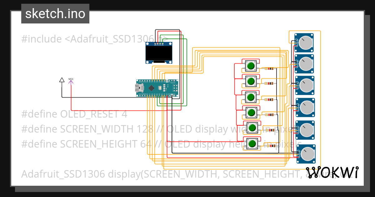 6DOF ARM ControllerV1 - Wokwi ESP32, STM32, Arduino Simulator