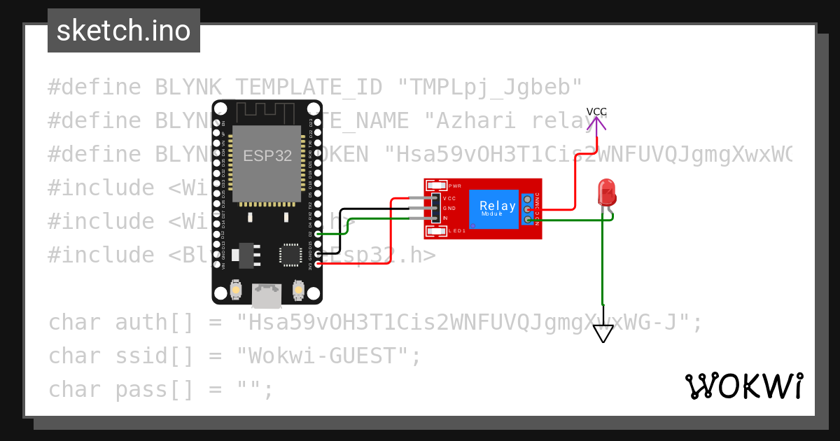 Azhari Relay Wokwi Esp32 Stm32 Arduino Simulator 5171