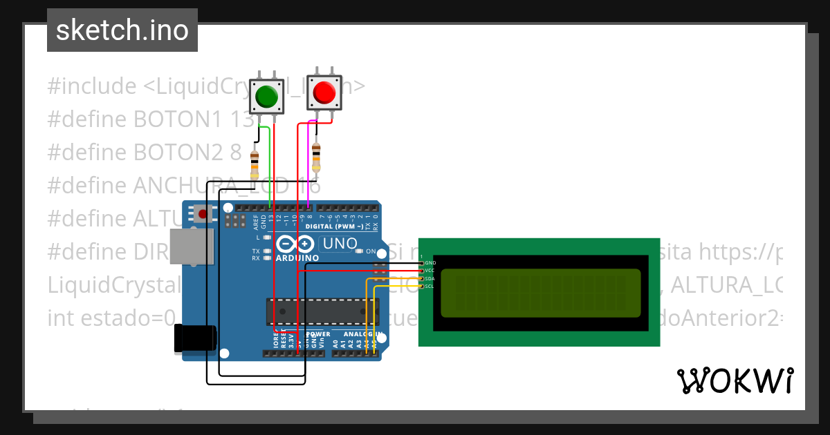 I2C - Wokwi ESP32, STM32, Arduino Simulator