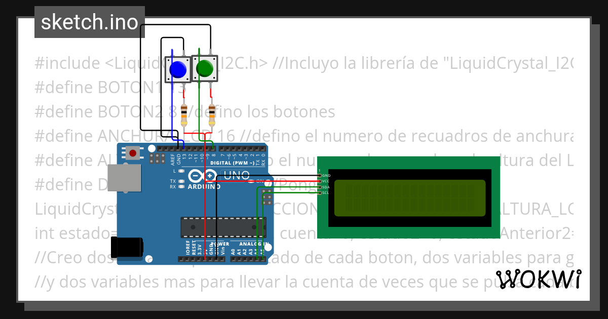 Practica 06 A - Wokwi ESP32, STM32, Arduino Simulator