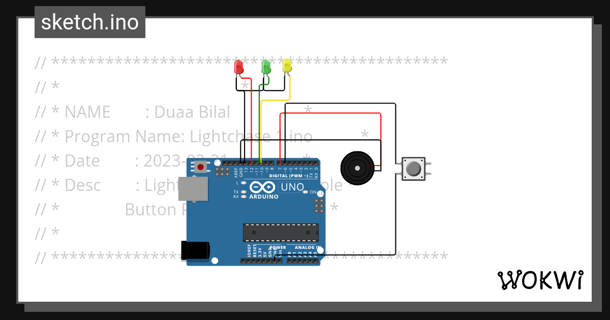 Lightchase 1.ino - Wokwi ESP32, STM32, Arduino Simulator