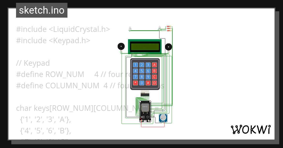 Airsoft Dummy c4 Funktioniert aber scheisse - Wokwi ESP32, STM32, Arduino Simulator