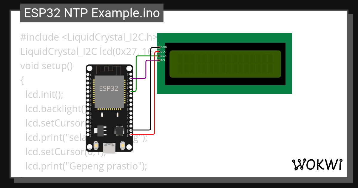 Esp32 Ntp O Copy Copy Wokwi Esp32 Stm32 Arduino Simulator