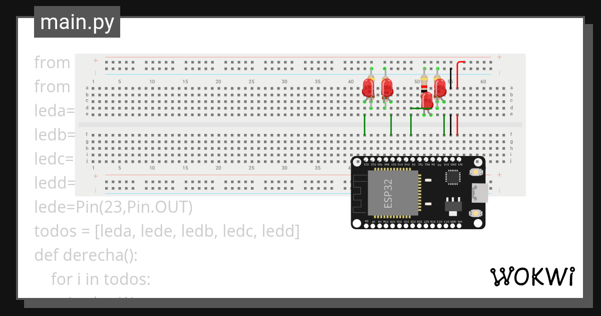 ejercicio 3 - Wokwi ESP32, STM32, Arduino Simulator