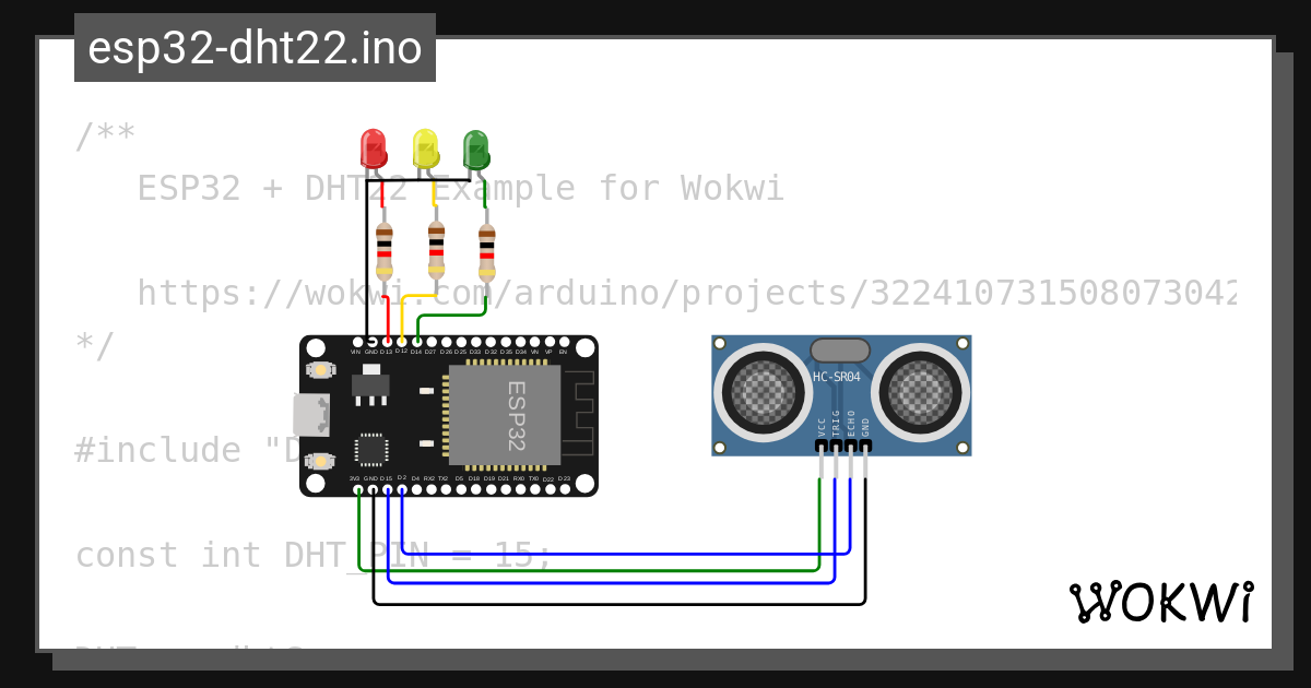 ใบงานที่ 18 Wokwi Esp32 Stm32 Arduino Simulator