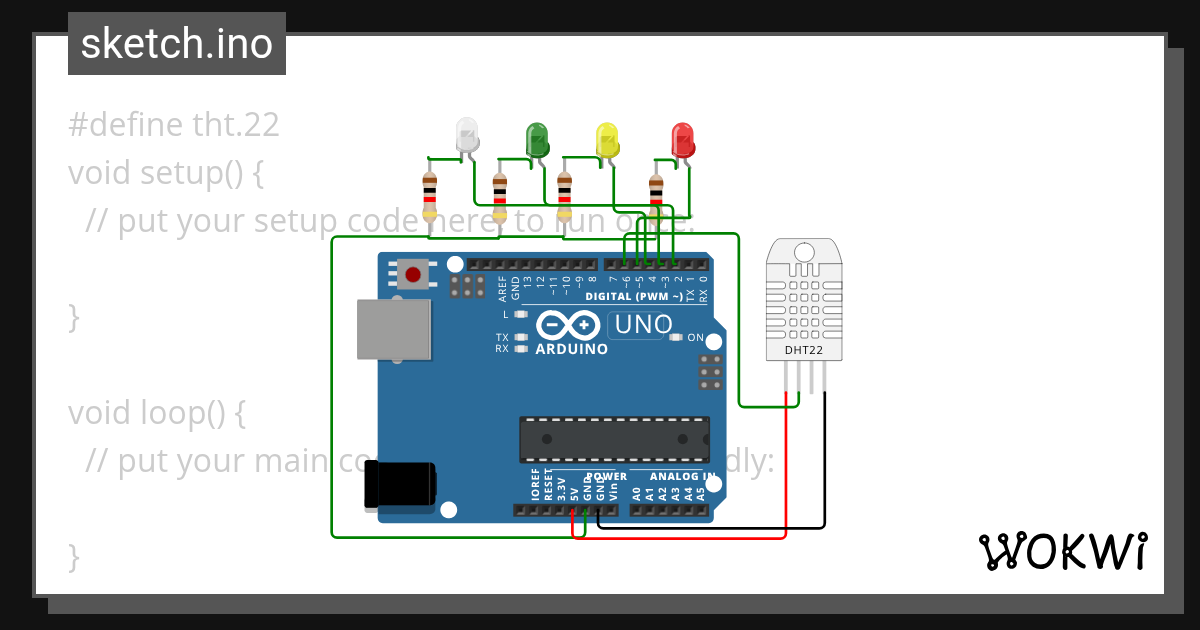 Sensor Suhu Dht Wokwi Esp32 Stm32 Arduino Simulator 6344