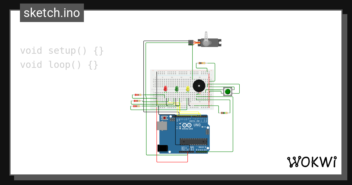 Knock Lock Wokwi Esp32 Stm32 Arduino Simulator