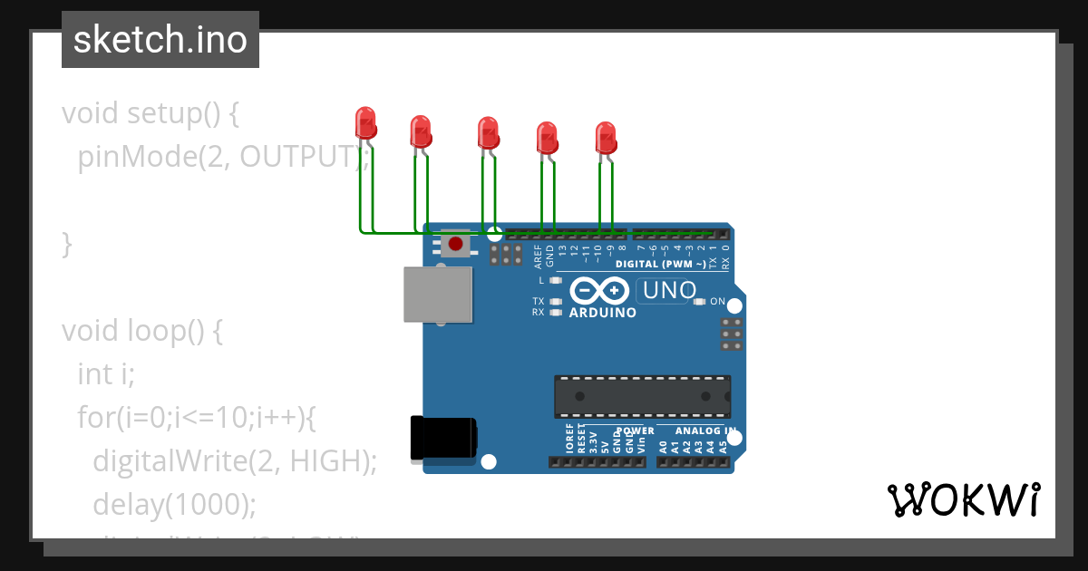 闪灯 Wokwi Esp32 Stm32 Arduino Simulator 6577