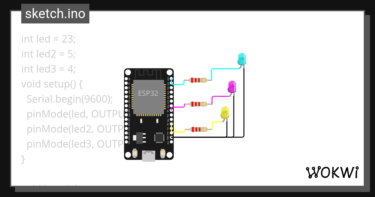 Práctica13 - Wokwi ESP32, STM32, Arduino Simulator