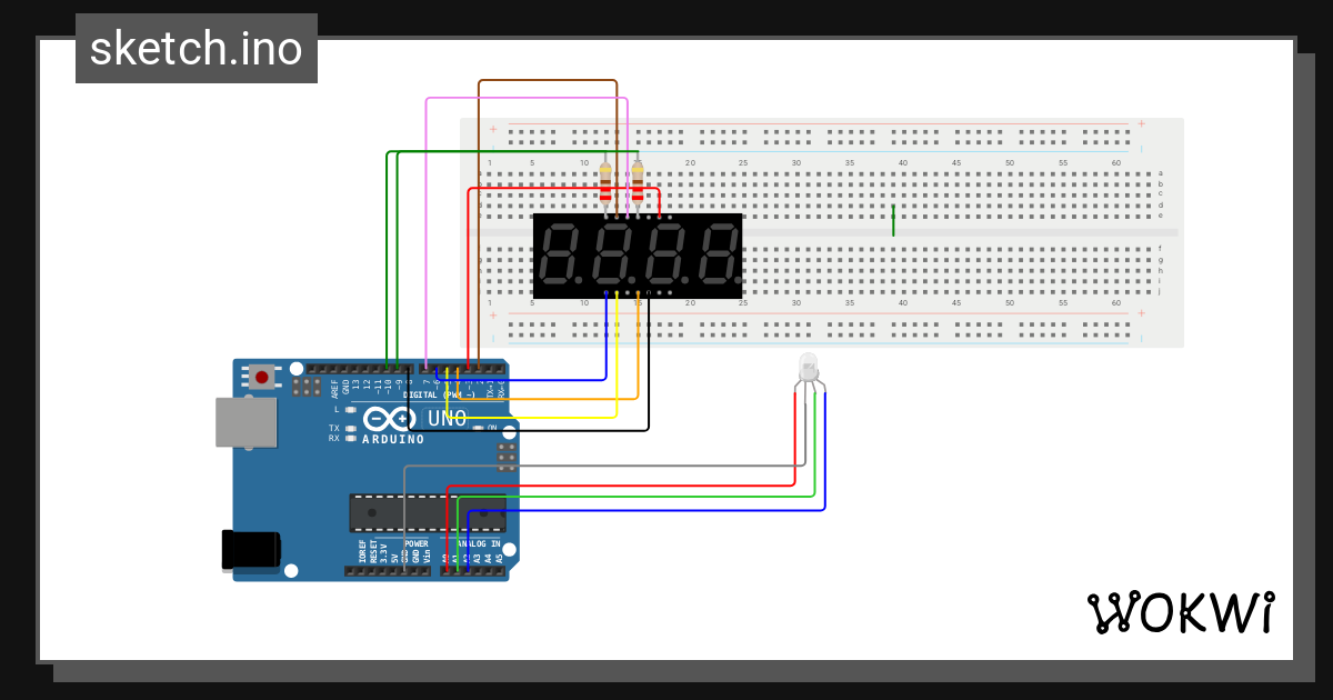 Traffic Lightsevsegrgb Wokwi Esp32 Stm32 Arduino Simulator
