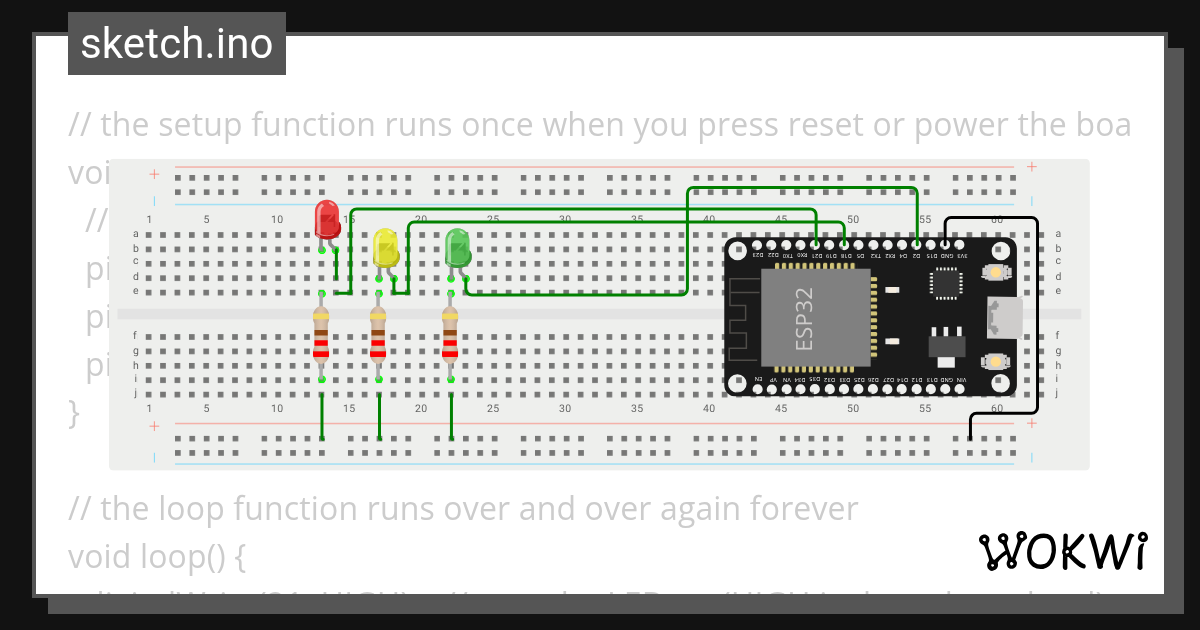 PW2(partA) - Wokwi ESP32, STM32, Arduino Simulator