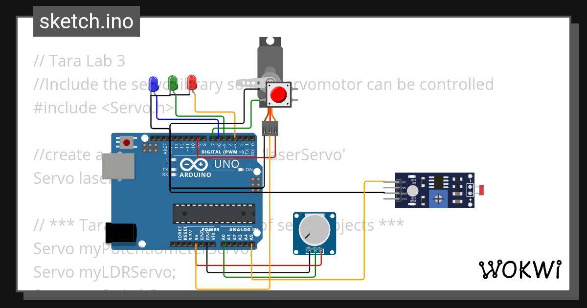M1010_Sensor_Playground_Template Tara using Functions - Wokwi ESP32, STM32, Arduino Simulator
