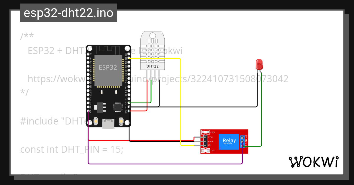 esp32-dht22.ino Copy - Wokwi ESP32, STM32, Arduino Simulator