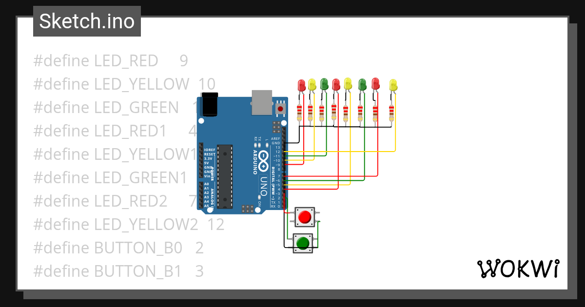 TAREA 2 - Wokwi ESP32, STM32, Arduino Simulator