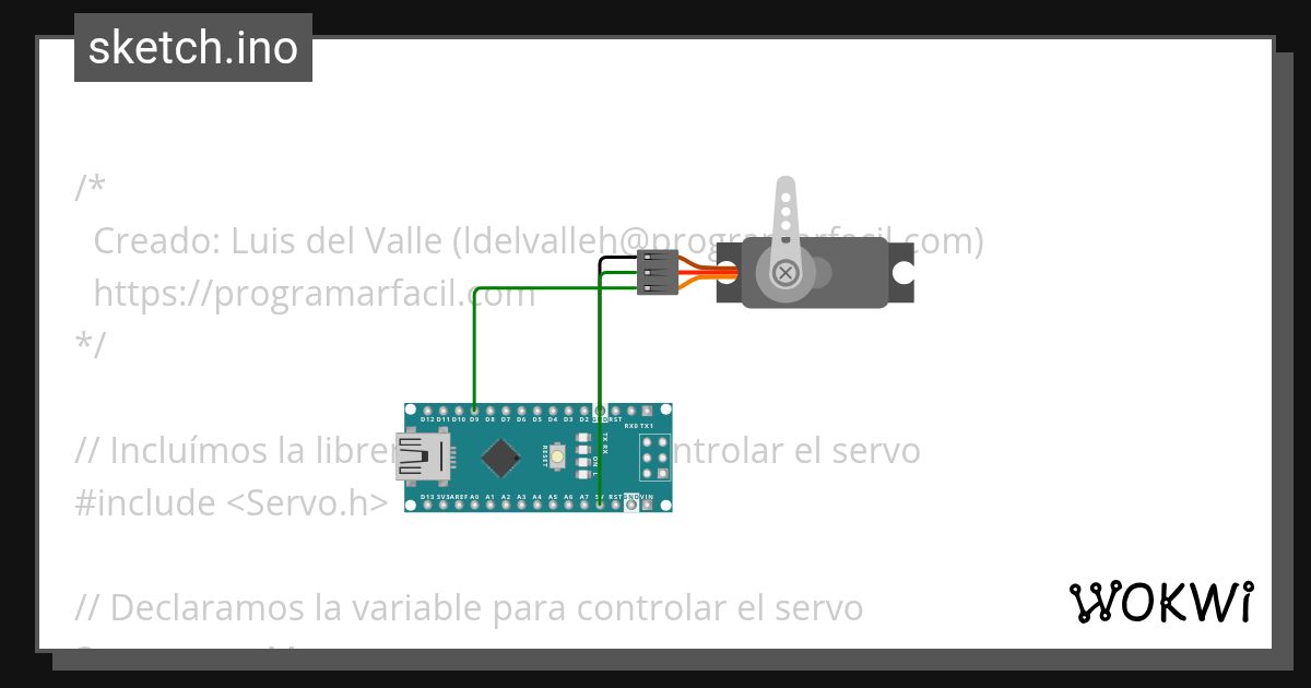 motor - Wokwi ESP32, STM32, Arduino Simulator