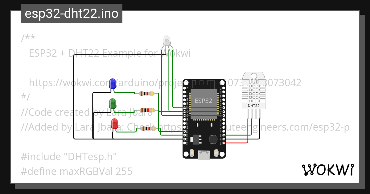 esp32-dht22.ino Copy - Wokwi ESP32, STM32, Arduino Simulator