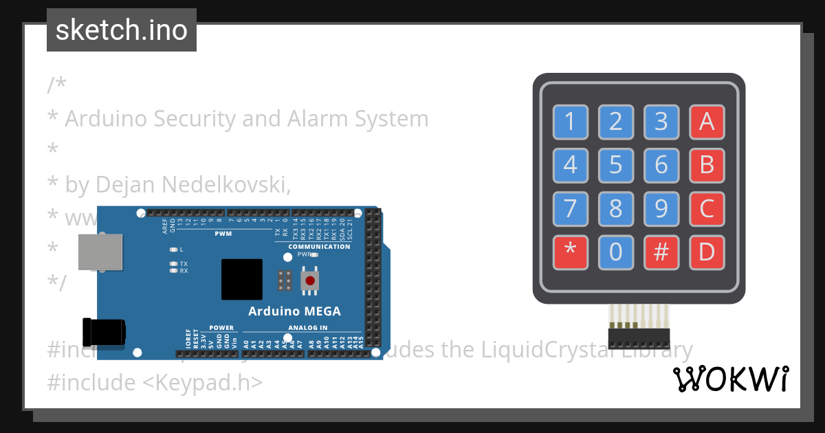 mega - Wokwi ESP32, STM32, Arduino Simulator