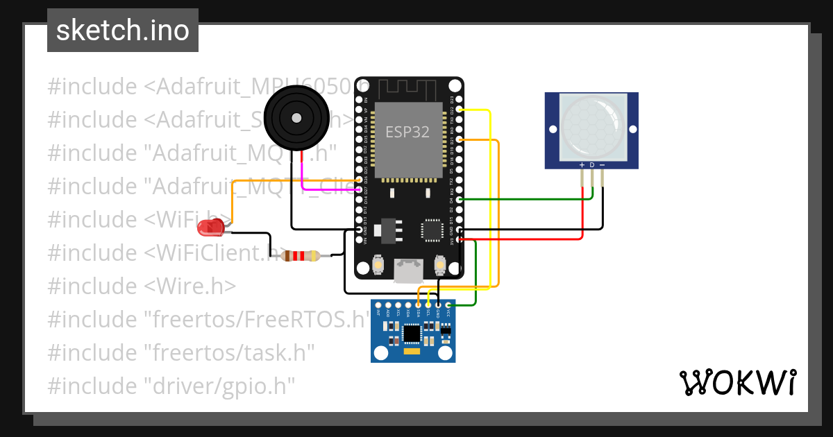Wokwi - Online ESP32, STM32, Arduino Simulator