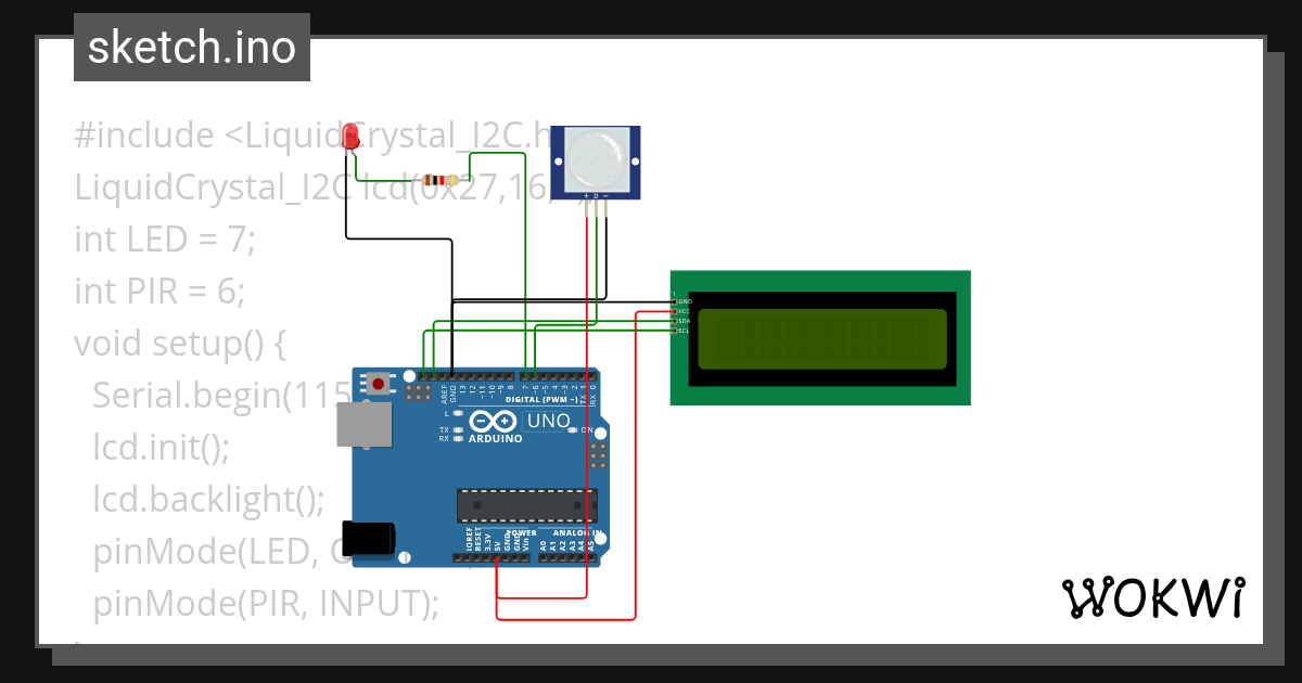 Pir Wokwi Esp32 Stm32 Arduino Simulator