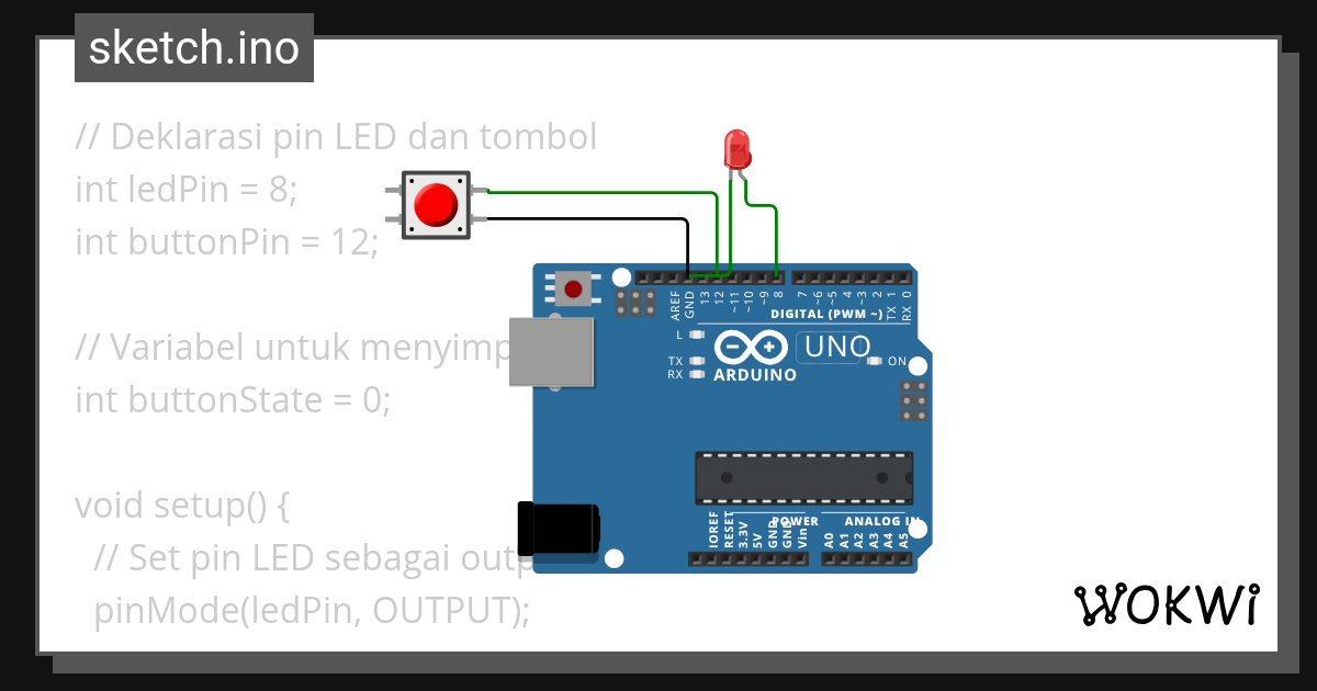 Tugas 1 - Wokwi ESP32, STM32, Arduino Simulator
