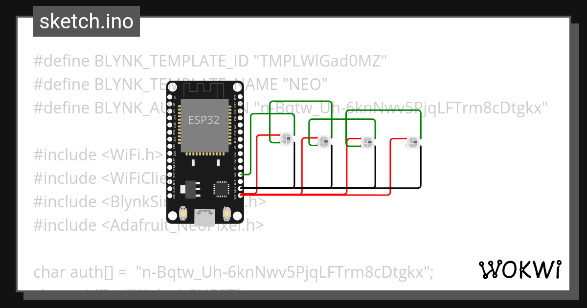 NEO - Wokwi ESP32, STM32, Arduino Simulator