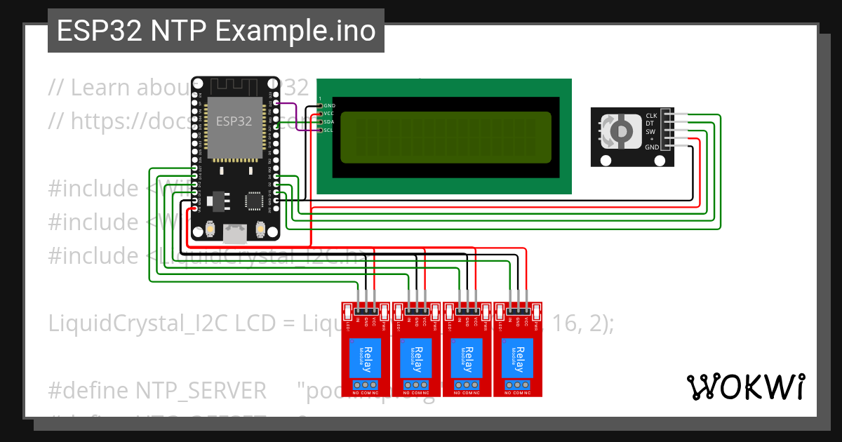 GGM Steuerung - ESP32 - Wokwi ESP32, STM32, Arduino Simulator