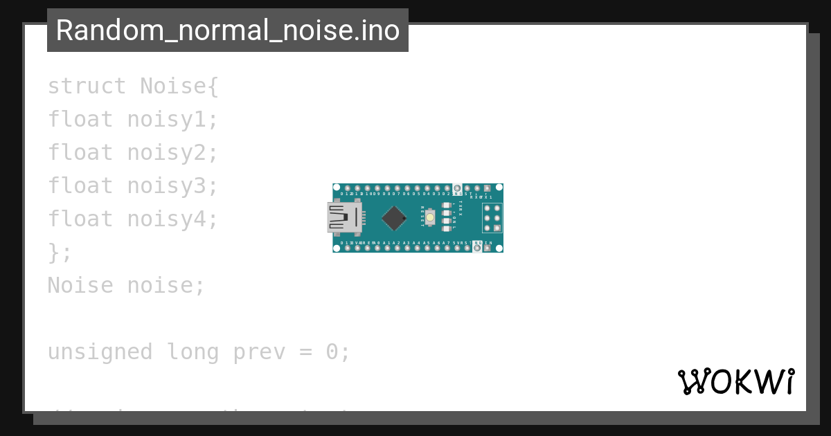 Randomnormalnoise Wokwi Esp32 Stm32 Arduino Simulator