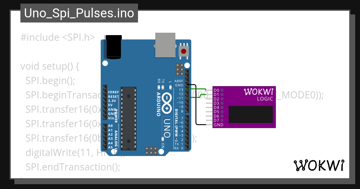 Uno_Spi_Pulses.ino - Wokwi ESP32, STM32, Arduino Simulator