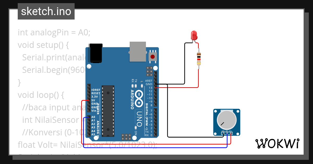 LED dan Potensiometer 2bHesti Copy Copy - Wokwi ESP32, STM32, Arduino Simulator