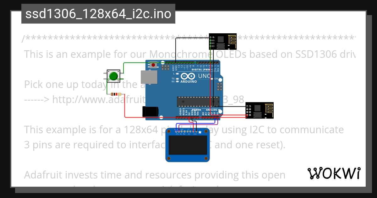 ssd1306_128x64_i2c.ino Copy - Wokwi ESP32, STM32, Arduino Simulator