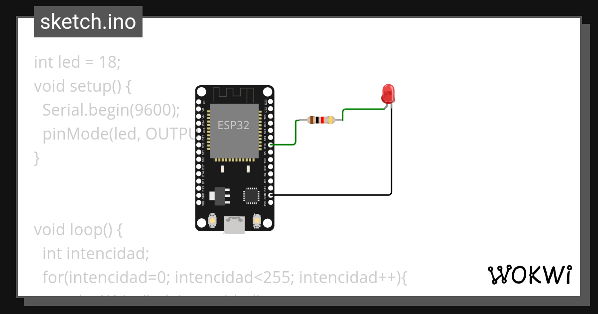Practica 12 - Wokwi ESP32, STM32, Arduino Simulator