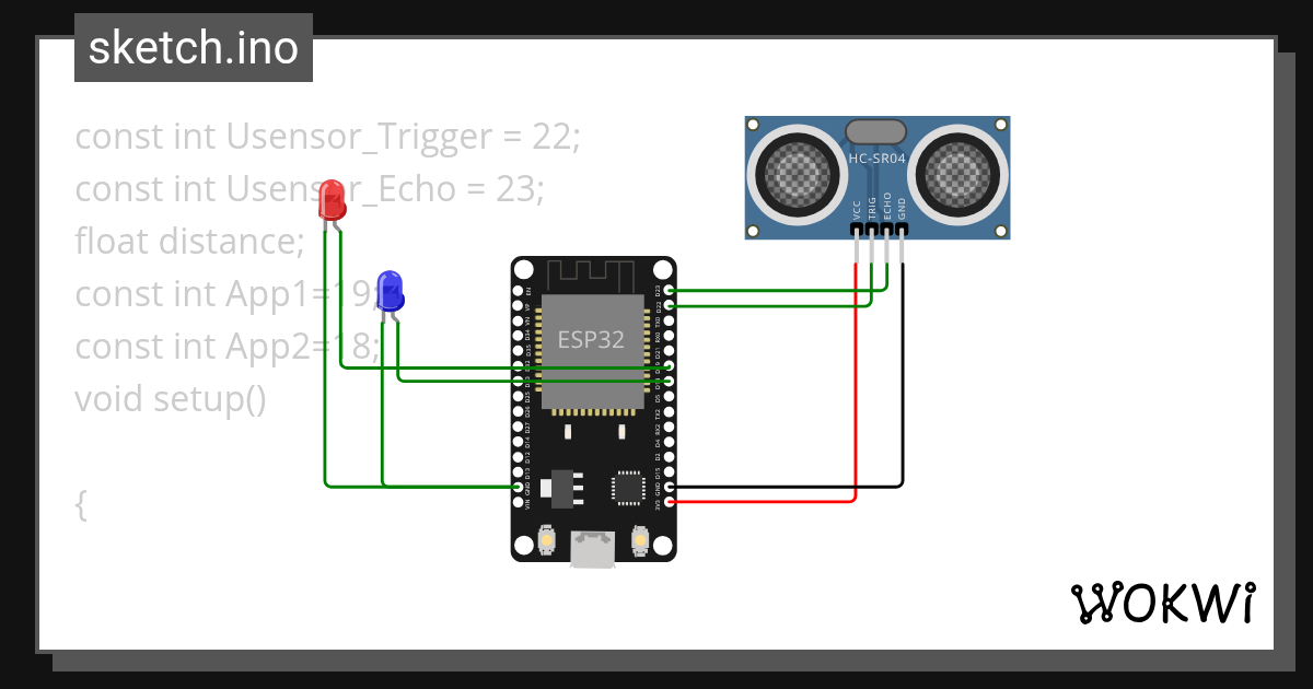 Person Detected Or Not Wokwi Esp32 Stm32 Arduino Simulator 