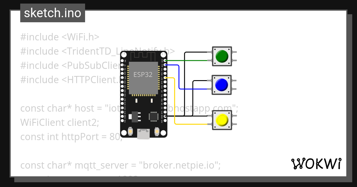 Wokwi - Online ESP32, STM32, Arduino Simulator