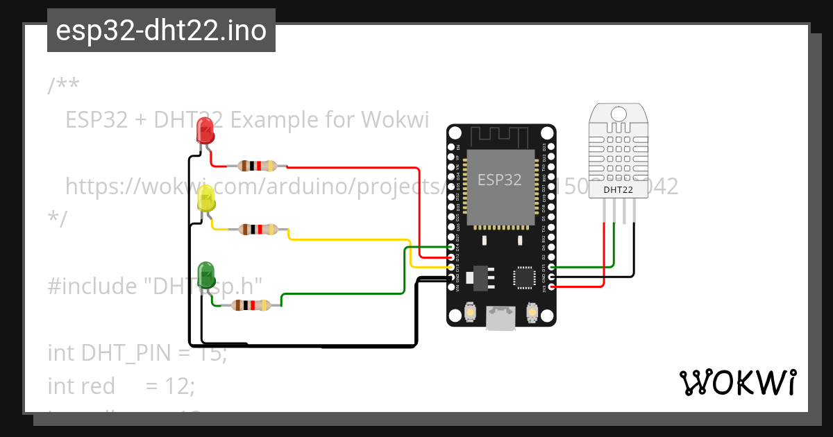 Temperatur Suhu Wokwi Esp32 Stm32 Arduino Simulator 