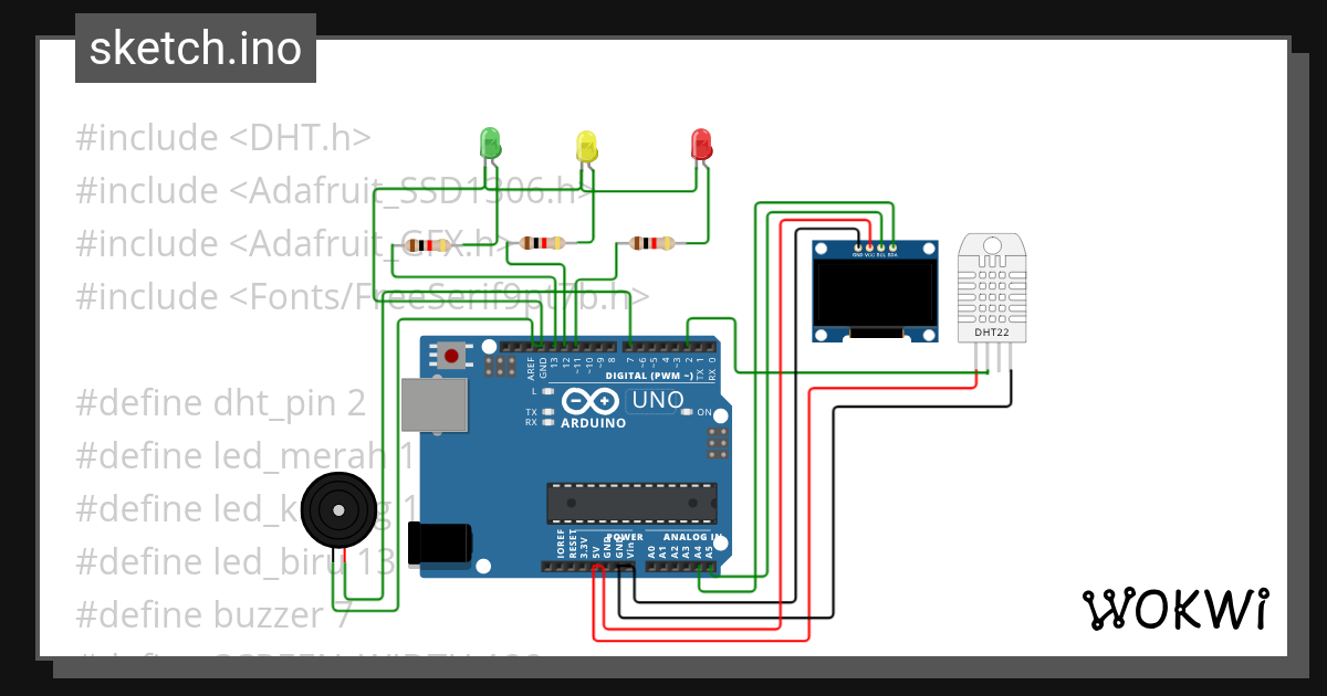 Tugas 2 Mikrokontrolel Ibnu Haldun - Wokwi ESP32, STM32, Arduino Simulator