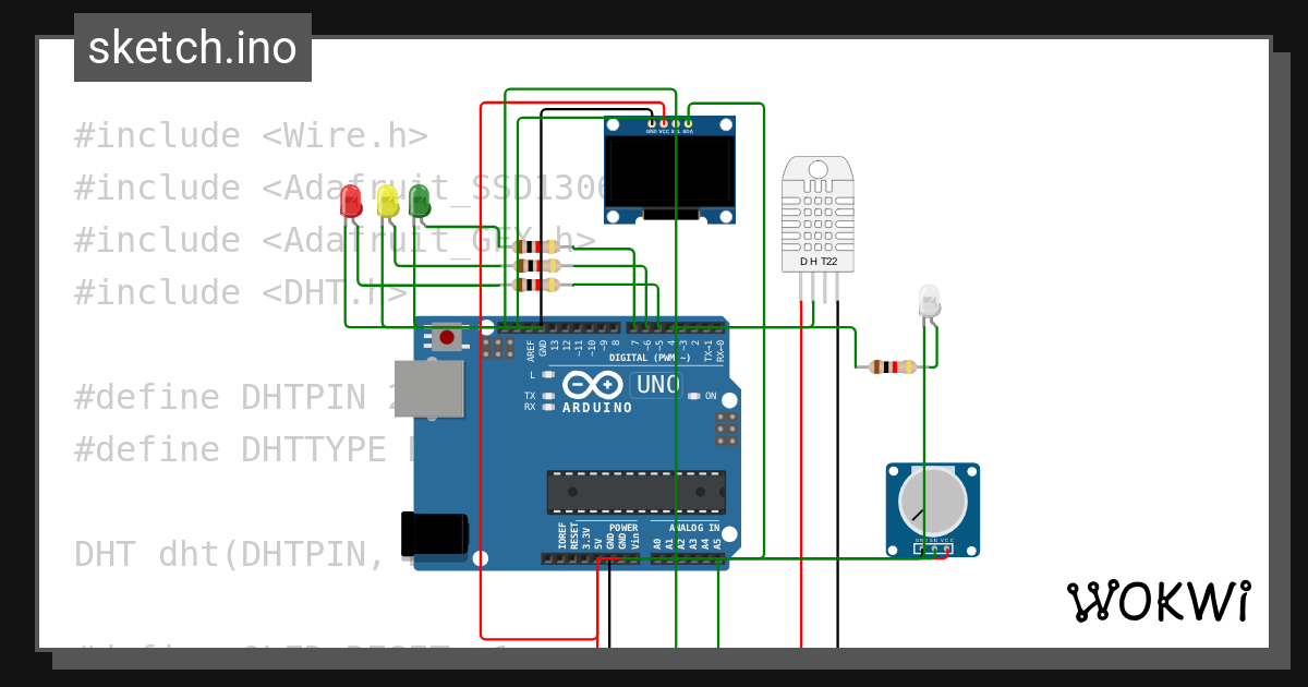 Arduino, podlewanie roślin z czujnikiem temperatury - Wokwi ESP32 ... Arduino, podlewanie roślin z czujnikiem temperatury - Wokwi ESP32 ...