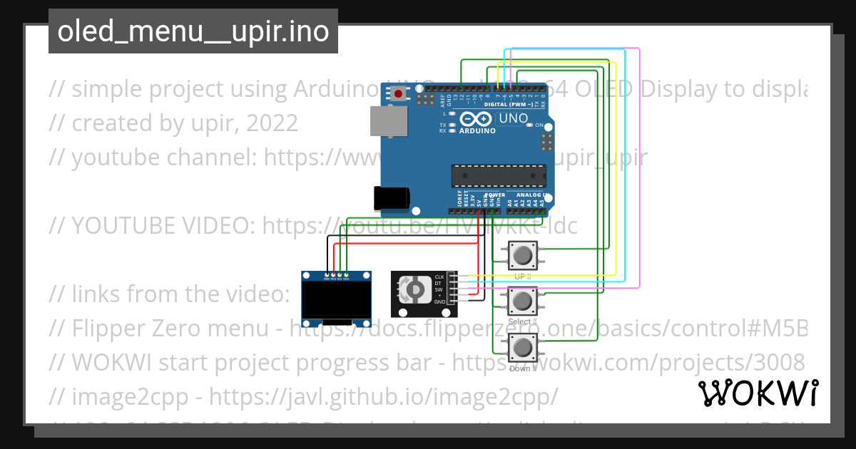 oled_menu__Test Copy - Wokwi ESP32, STM32, Arduino Simulator